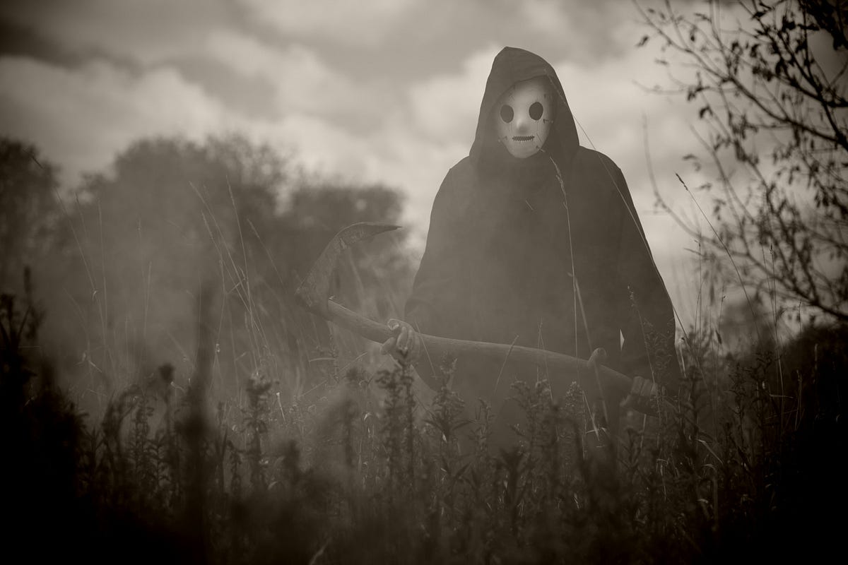 Is a grim reaper real?. #059 Mysterious tall man in a black… | by Ariya ...