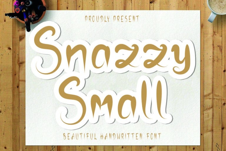 Snazzy Small Font | by audrey97 | Medium