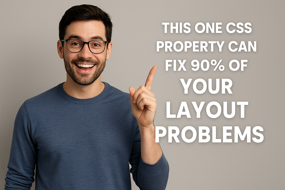 This One CSS Property Can Fix 90% of Your Layout Problems | by Tejasvi Navale | Jun, 2025 | Medium