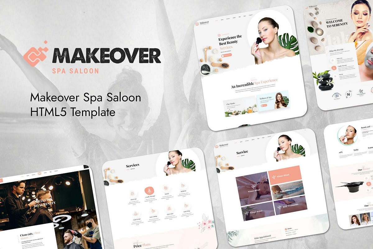 Makeover — Spa Saloon Responsive HTML5 Template | by Prismphantom | Jul ...