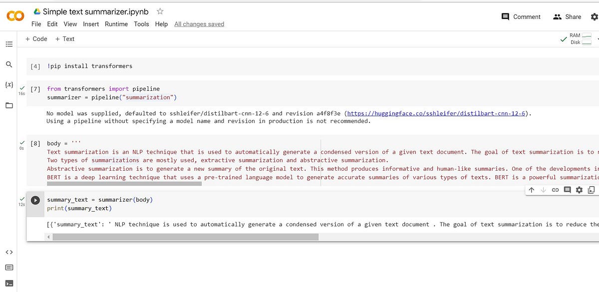 Text Summarization With Bert Text Summarization Is An Nlp Technique By Vinod Kumawat Medium 7501