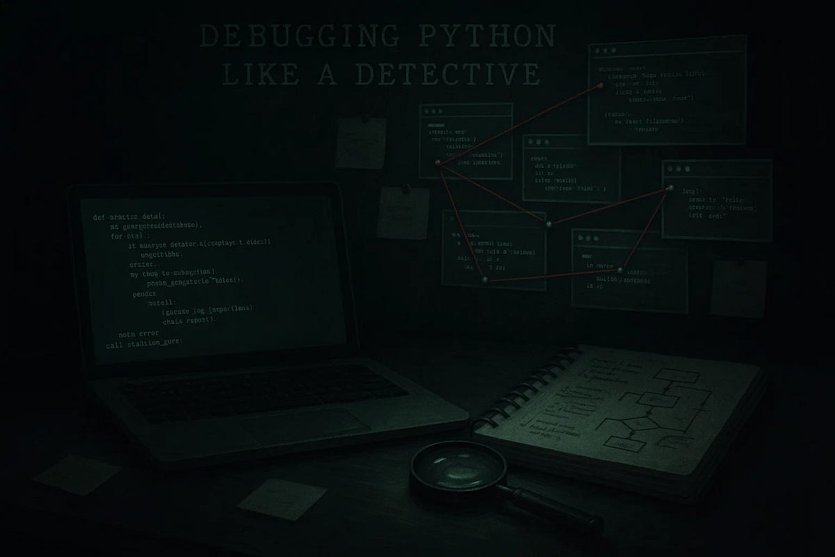 How I Debug Python Like a Detective | by Abdur Rahman | Python in Plain ...