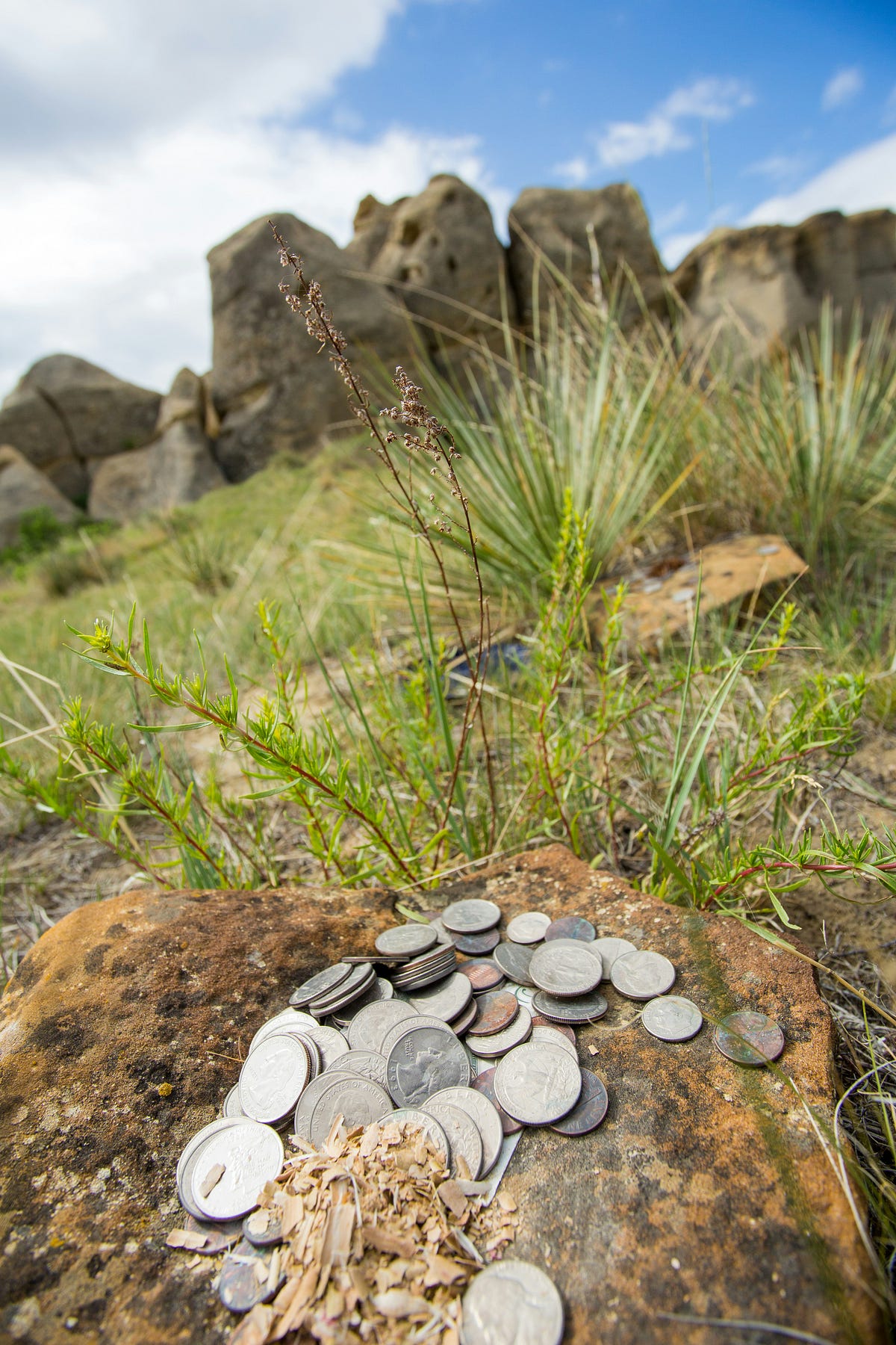 Although I saw only two coins as a child, my maternal grandmother had also seen the Khair ...