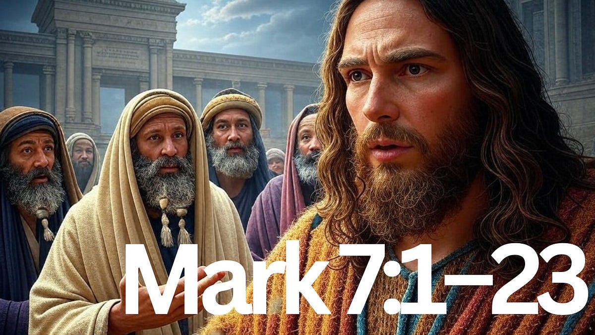 The Heart is What Matters. Mark 7:1–23 | by Pastor Rich Bitterman | Dec ...