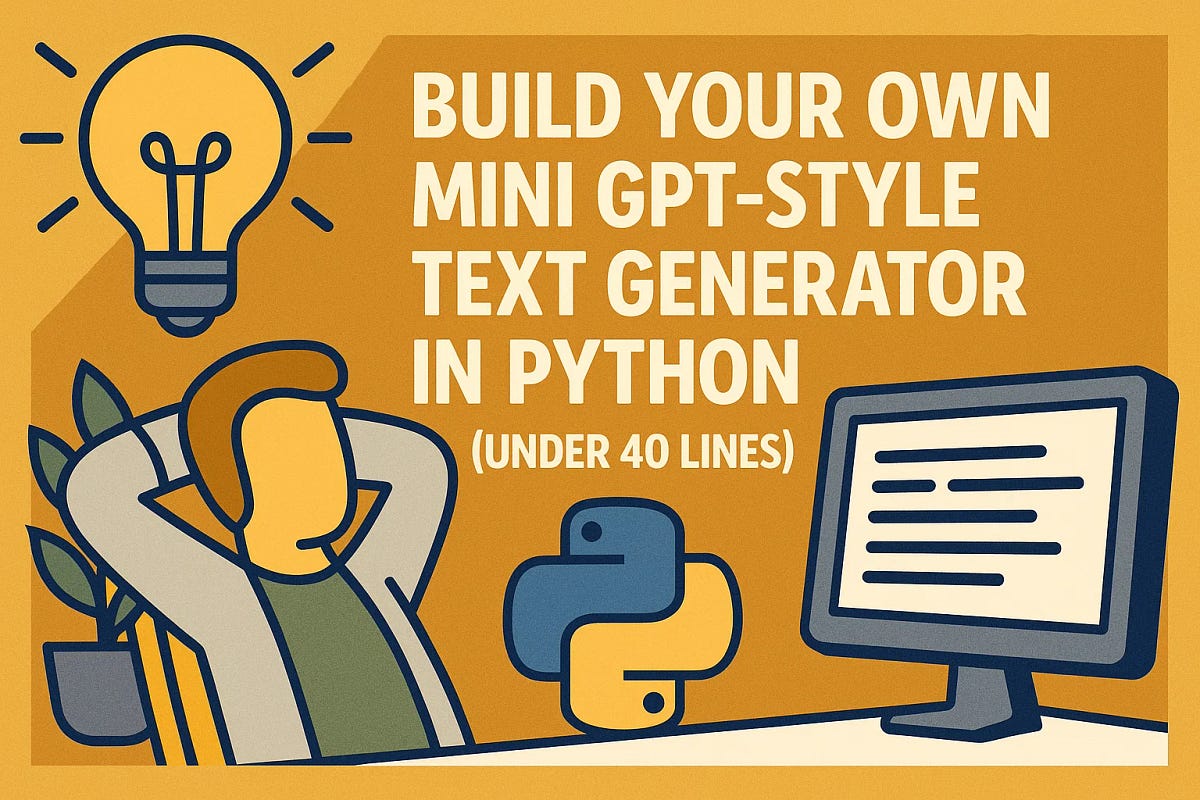 Build Your Own Mini GPT-Style Text Generator in Python (Under 40 Lines ...