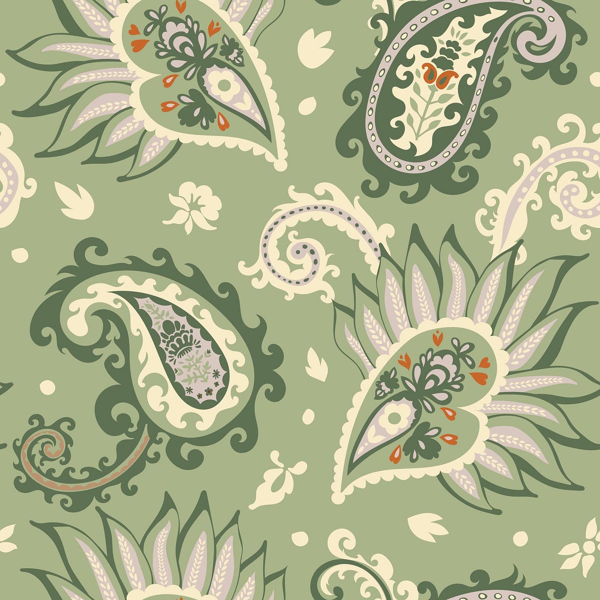 The Versatility of Paisley — From Fabric to Wall Art | by Alan Boal ...