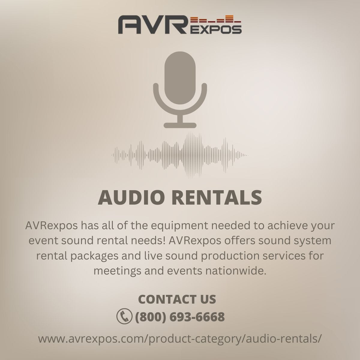 “Audio Rentals: AVRExpose’s Audio Equipment Rentals for Your Event ...