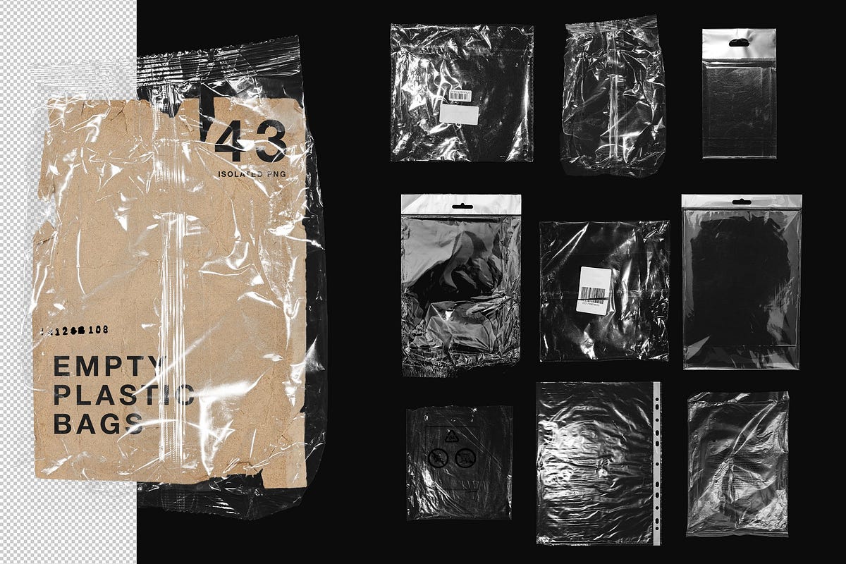 43 Transparent Plastic Bags, Cover, Wrap Overlays | by Cybercascade ...