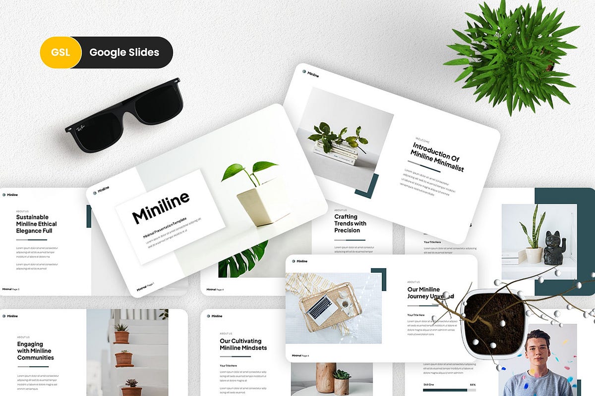 Miniline — Minimalist Google Slides Template | by Auroraanomaly | Aug ...