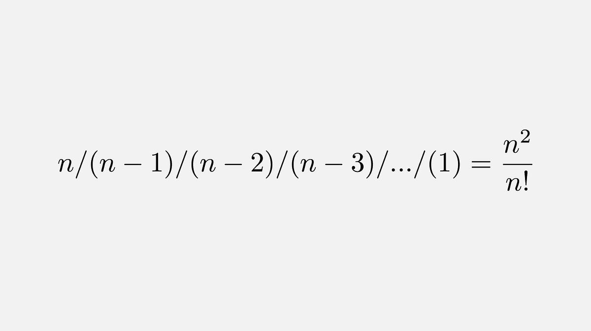 Factorial Type of Mathematical Equation - Tech Future - Medium