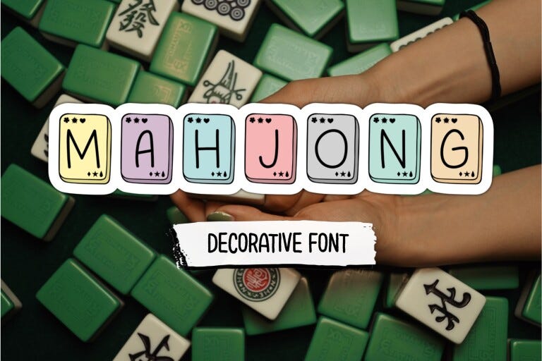 Mahjong Font Free Download | by ishirakawamary | Apr, 2024 | Medium