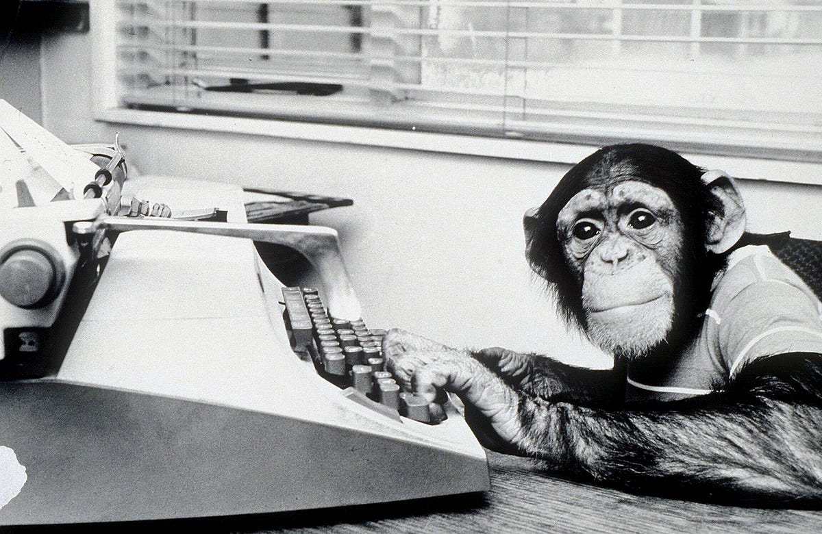 The Infinite Monkey Theorem: Can Retail Investors Do Better? | by Alex ...