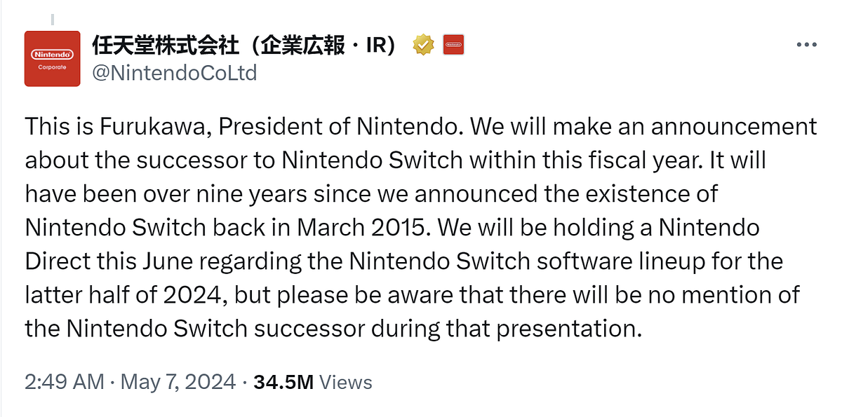 A Successor to the Nintendo Switch — What We Know, and What May Be | by Dylan Solis | Medium
