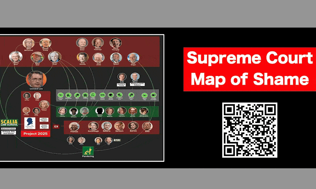 Supreme Court Map Of Shame. Alito,supreme court | by DemLabs | May ...
