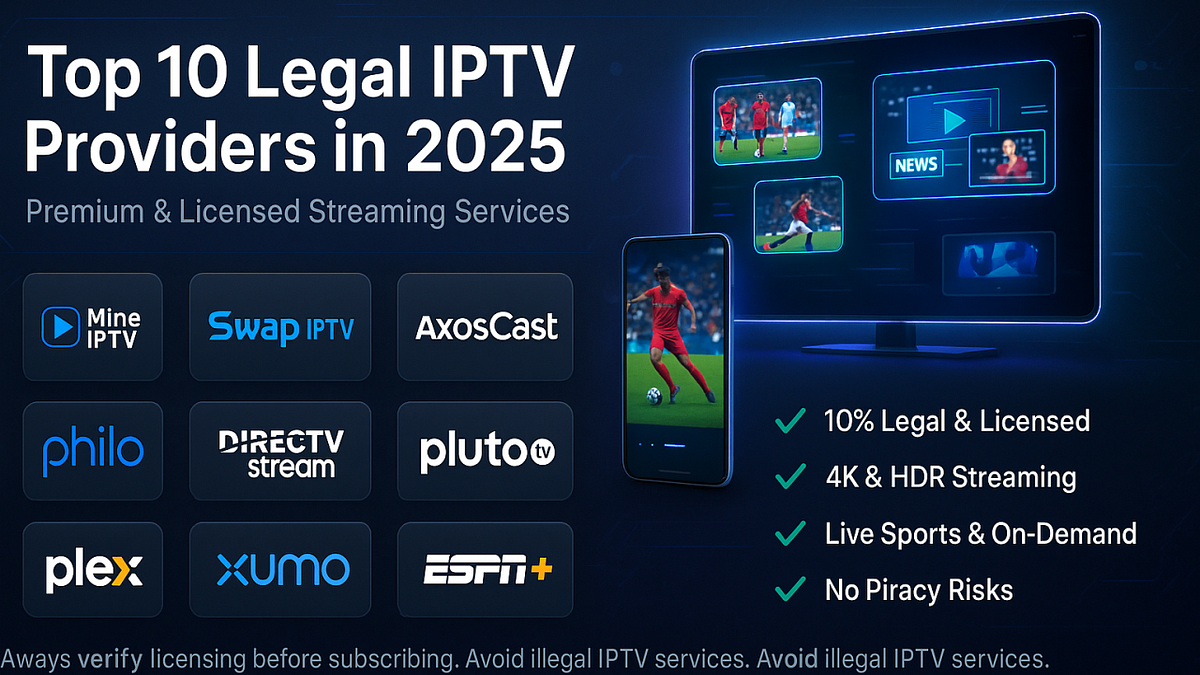 Legal IPTV providers Top 10 (2025 Review) | by Nurealam | May, 2025 ...