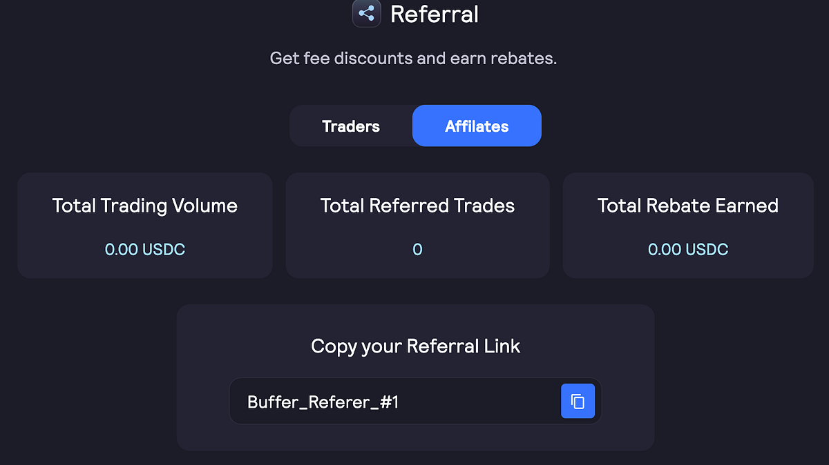 Introducing the Buffer Referral Program | by Buffer Finance | Medium