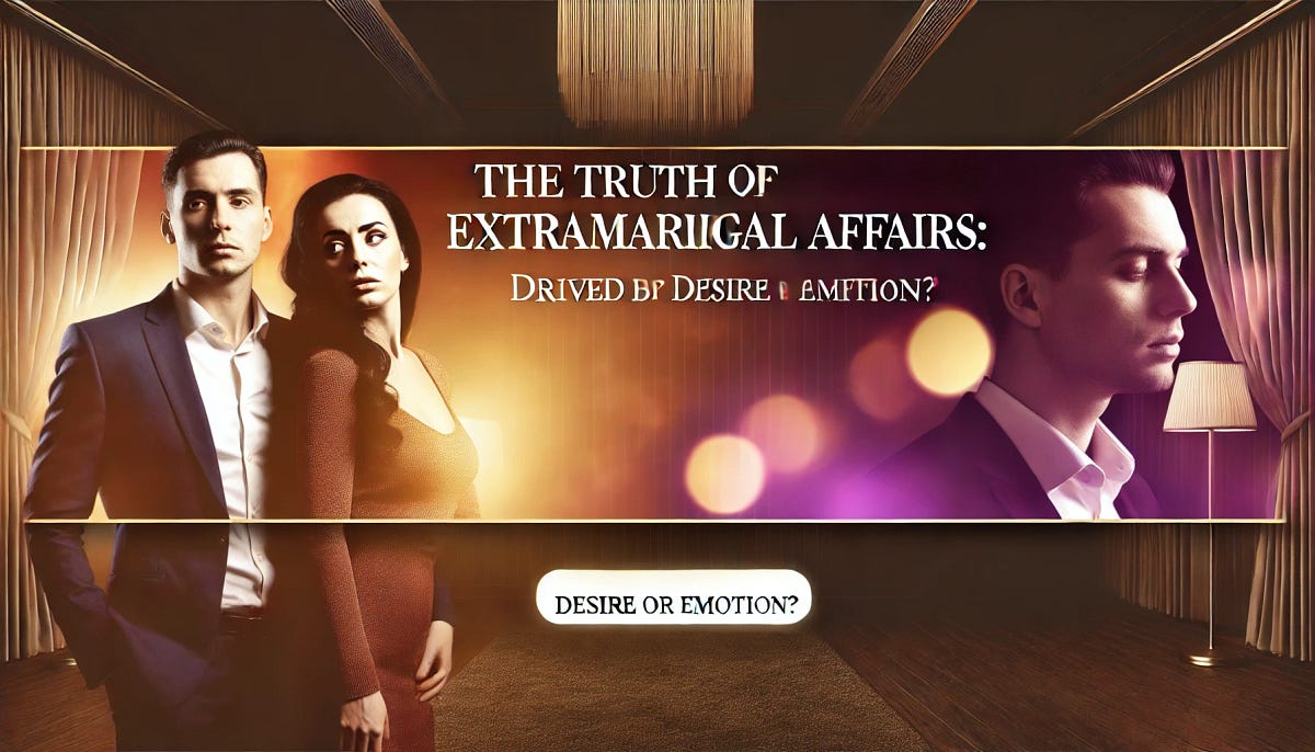 The core secret of extramarital affairs: Is it driven by desire or emotion? | by Lily | Medium