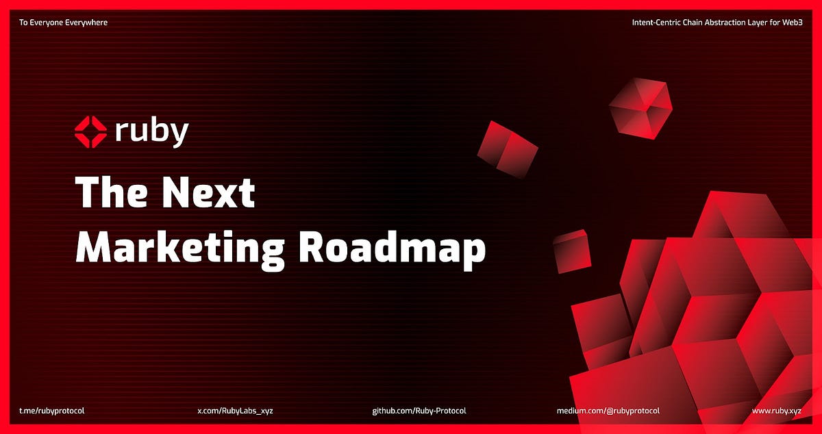 Announcing The Next Ruby Protocol Marketing Roadmap | by Ruby Protocol | Medium