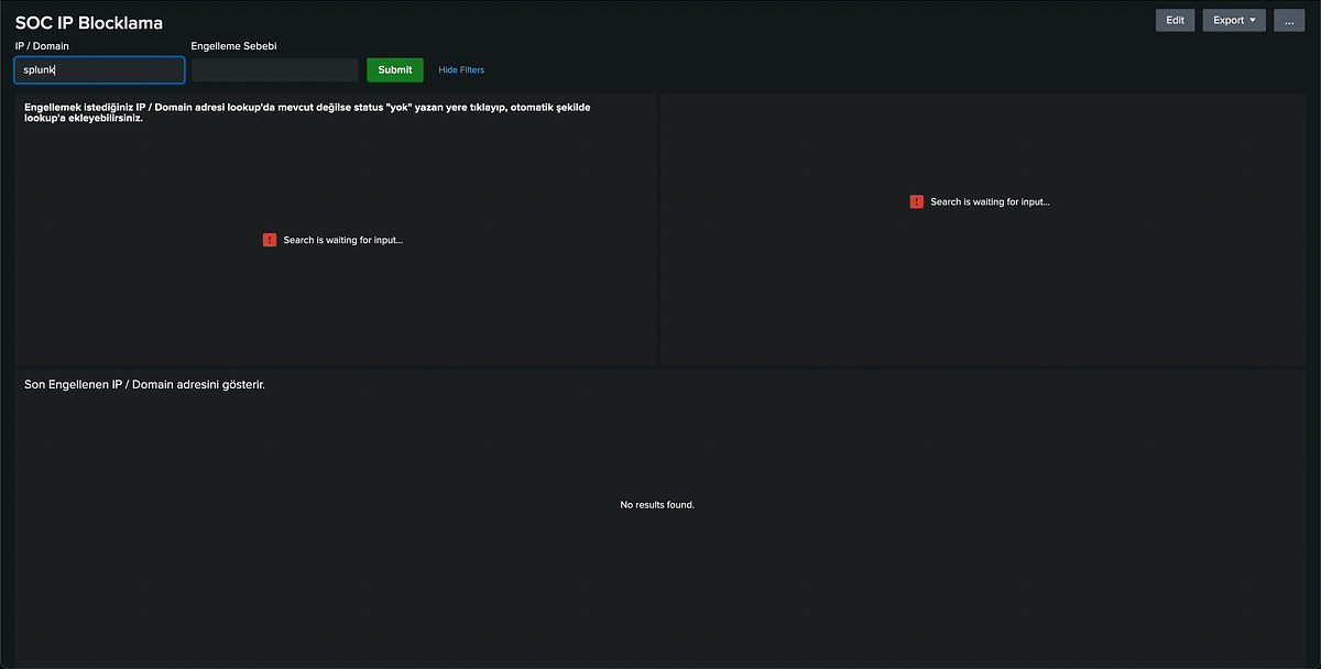 Splunk Threat Intelligence Framework ile Firewalldan IOC Blocklama | by Mustafa YILMAZ | Medium