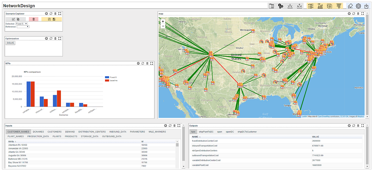 Network Design with Decision Optimization | by AlainChabrier | TDS ...