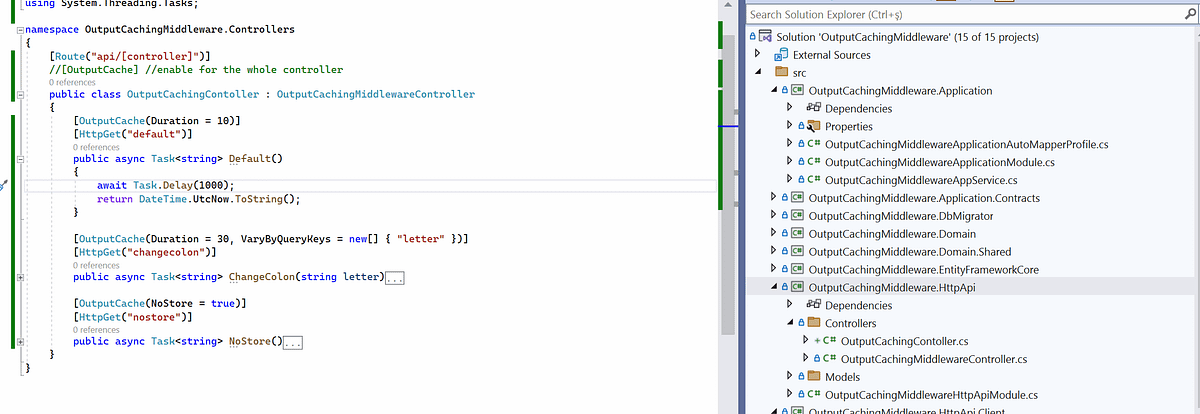 Output Caching Middleware | by ABP.IO | abp-community