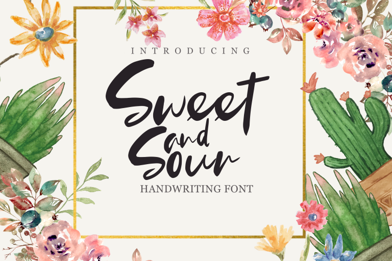 Sweet and Sour Font | by ishirakawamary | Jul, 2024 | Medium