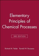Student Workbook to accompany Elementary Principles of Chemical ...