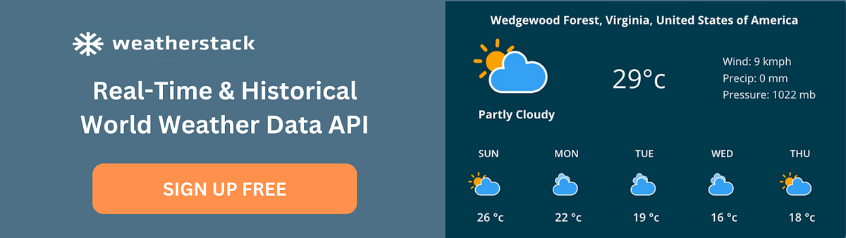 How Weather APIs are Revolutionizing the Way We Access and Use Weather ...