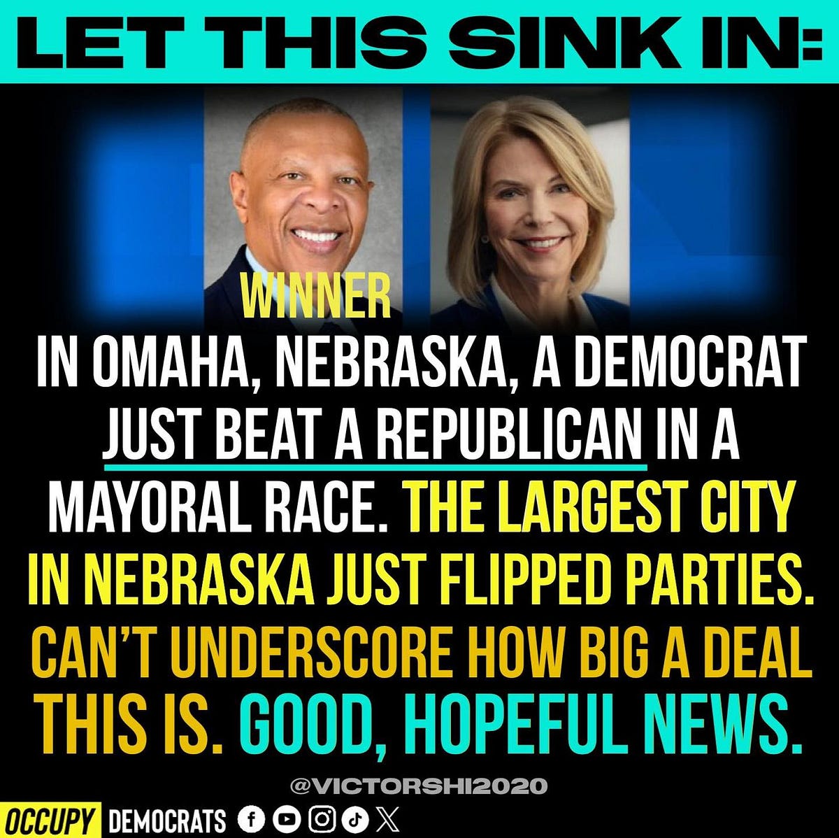Nebraska Democrats In Array. The 2024 election was very close. A… | by ...