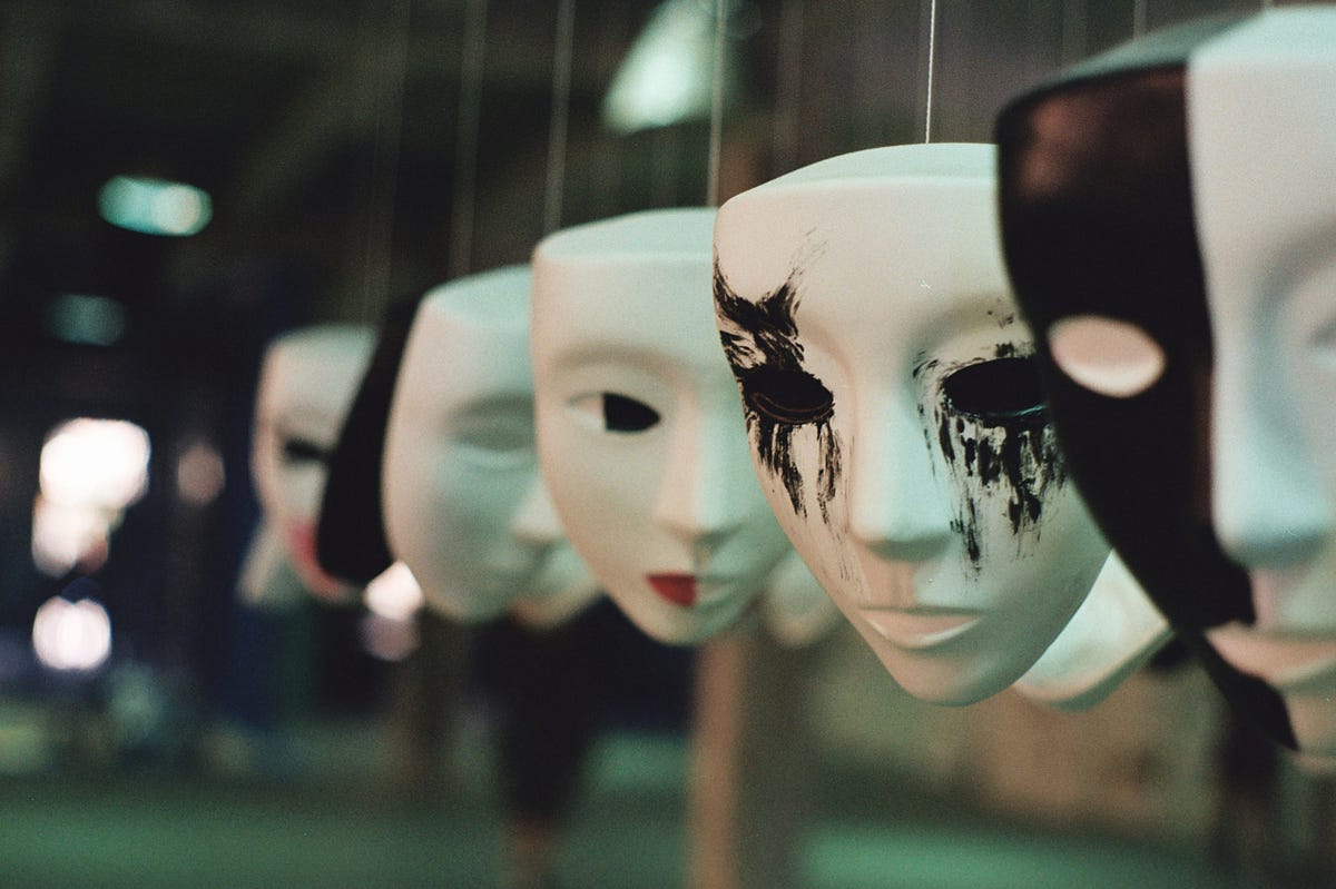 The Three Masks. We don’t start our lives with a face… | by Inner ...