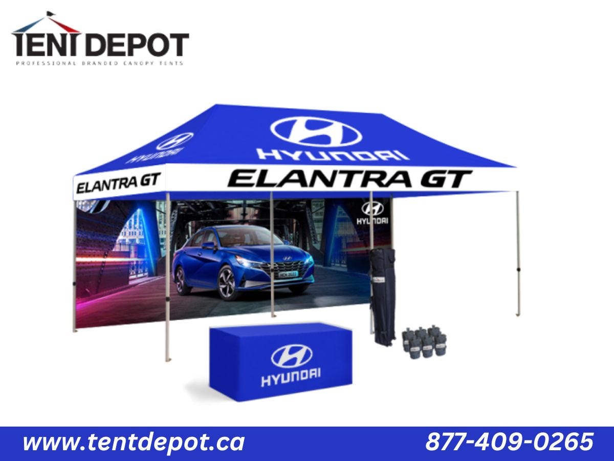 Foldable Custom Promotional Tents Designed for the Winter Season ...