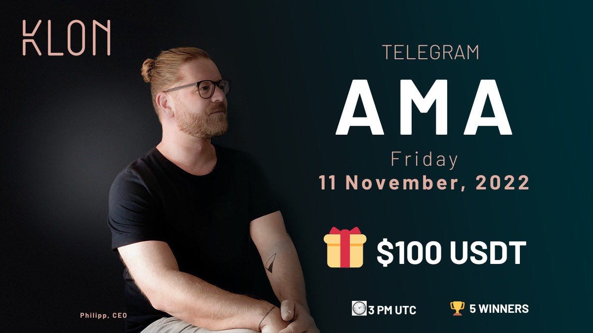 AMA Recap: KLON Telegram AMA CEO Phillipp | by KLON | Medium