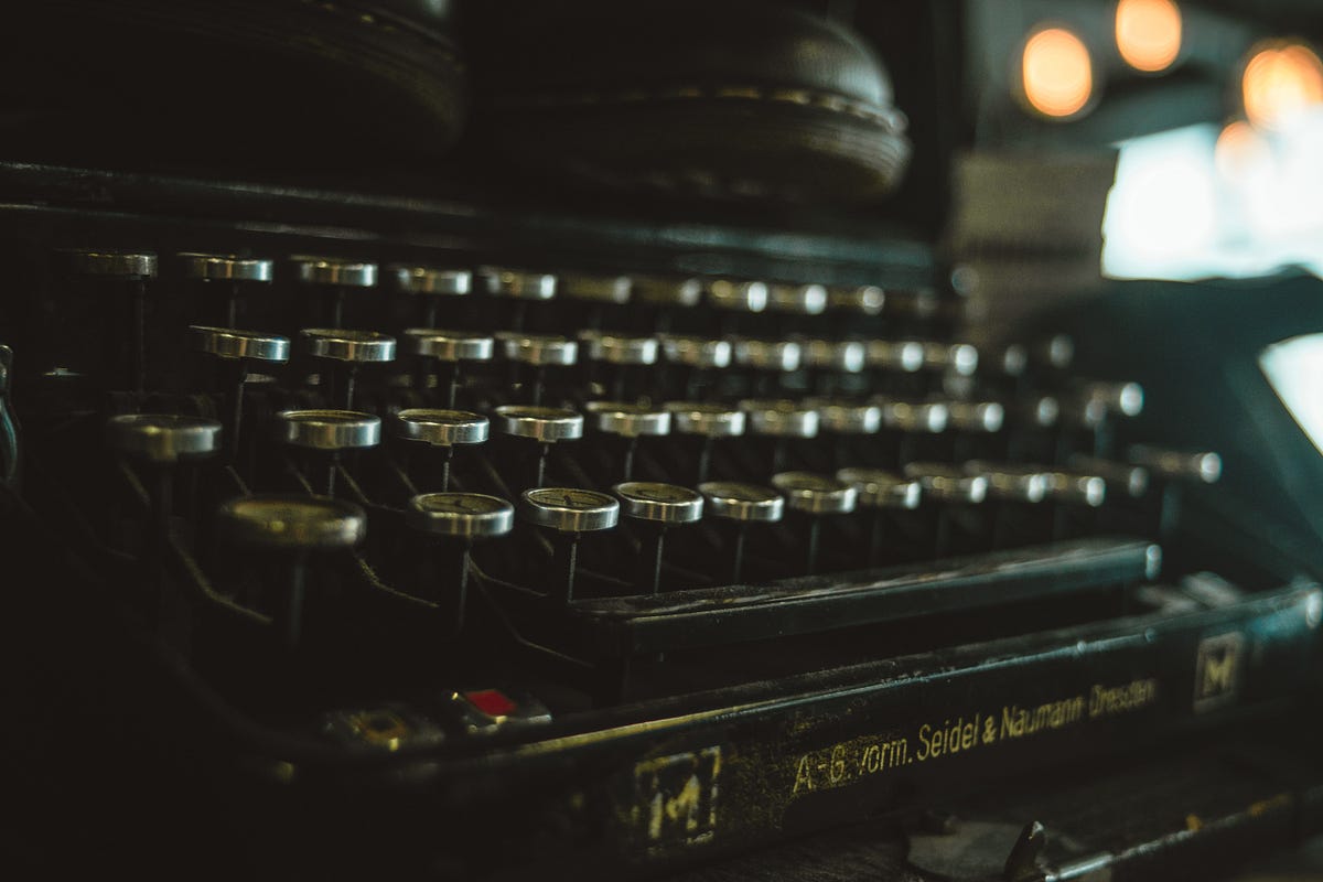 BLEEDING AT THE TYPEWRITER:. How to Approach Your Writing | by ...