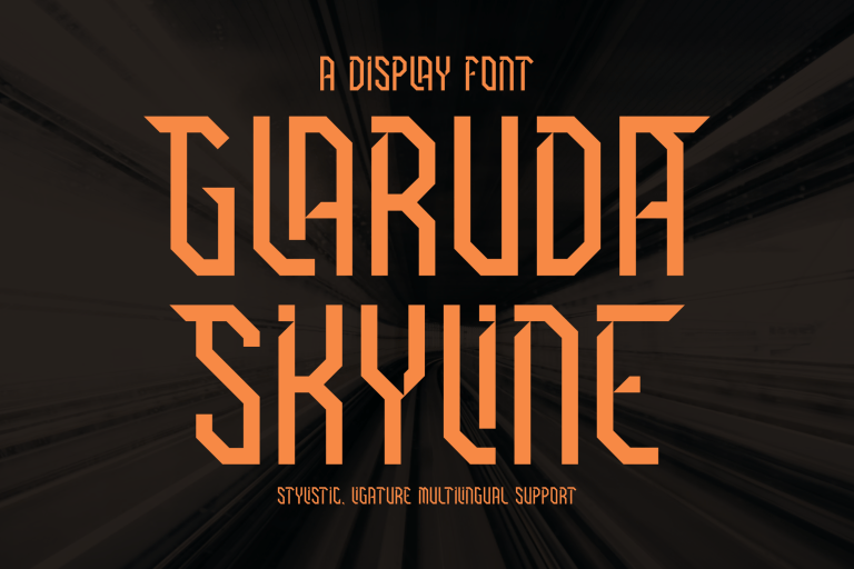 Glaruda Skyline Font | by Kaitooon | Sep, 2024 | Medium