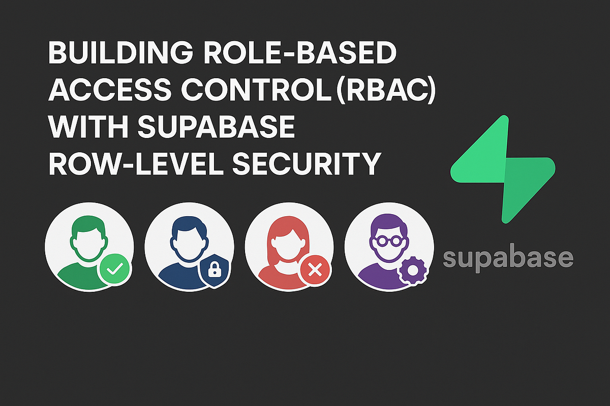 Building Role-Based Access Control (RBAC) with Supabase Row-Level Security | by Lakshaykapoor ...