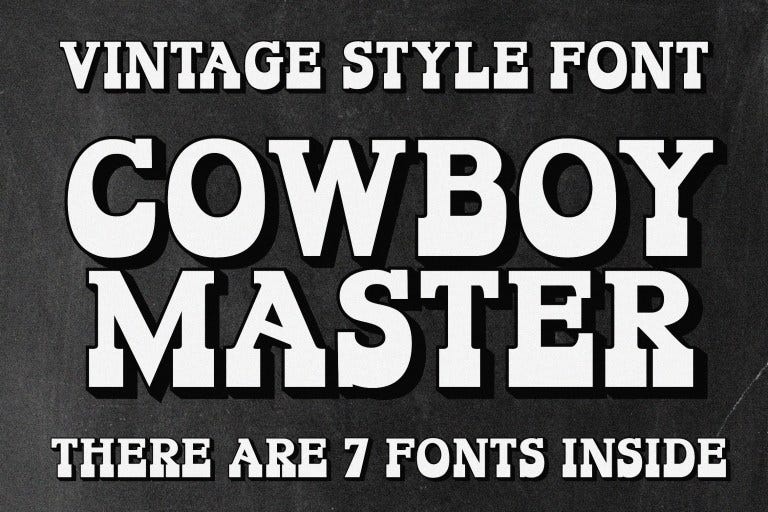 Cowboy Master Font Free Download - audrey97 - Medium