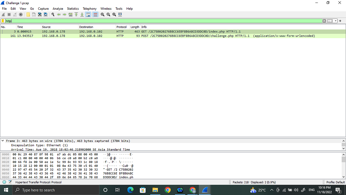 PCAP challenge Traffic Analysis In Wireshark | by Project Kelompok 2 | Medium