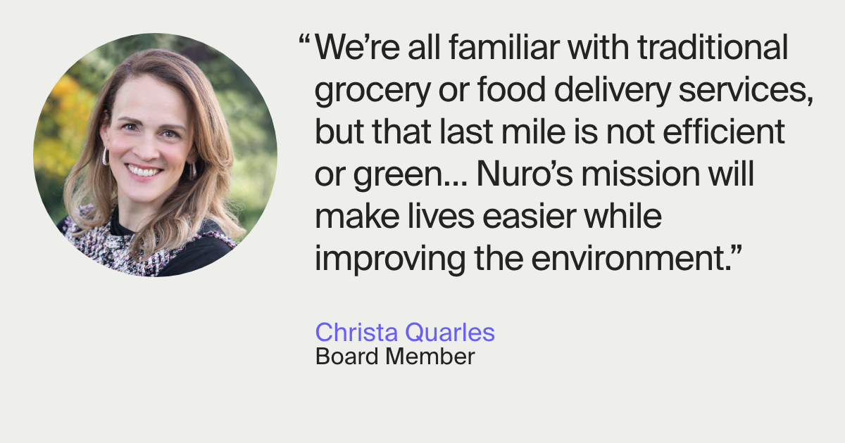 Meet Christa Quarles, Nuro’s new Board Member | by Nuro Team | Nuro ...