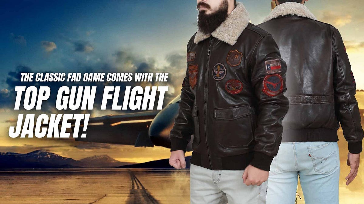 THE CLASSIC FAD GAME COMES WITH THE TOP GUN FLIGHT JACKET! | by New ...