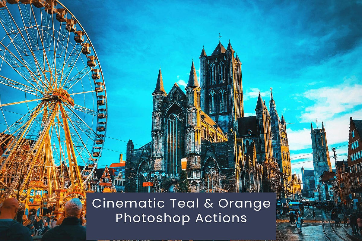 Cinematic Teal & Orange Photoshop Actions (Actions and Presets Add-ons ...