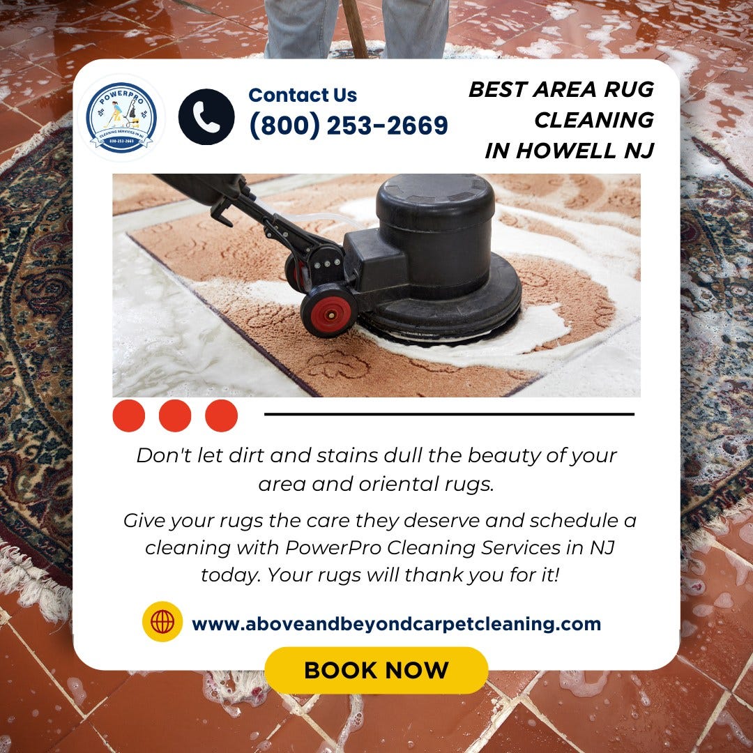 Best Area Rug Cleaning in Howell NJ | by PowerPro Cleaning Services in ...