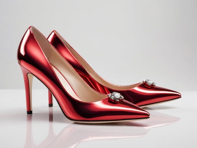 Red Metallic Heels | by Noah Rojas | Apr, 2024 | Medium