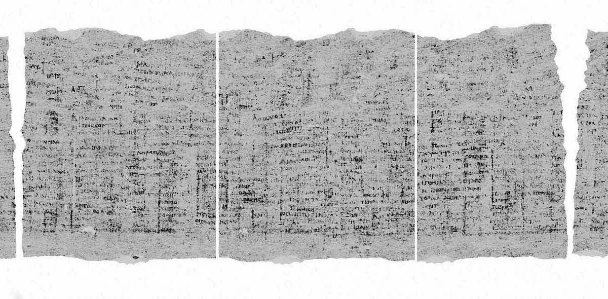 Ancient Wisdom, Modern Science: Scroll from Herculaneum is Read from ...