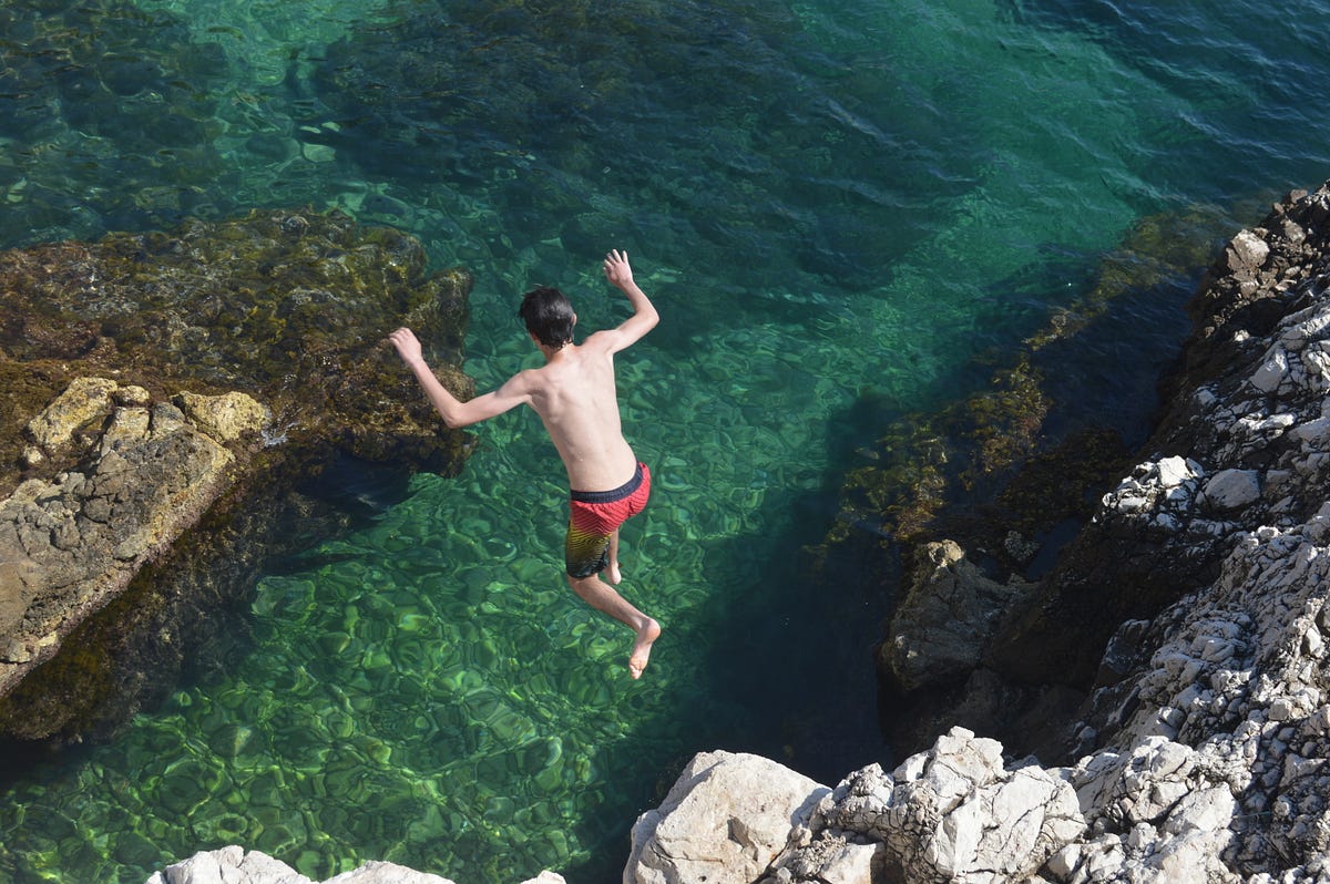 Jump. I don’t want to die. Not this way. I… | by David J. Elrod | Medium