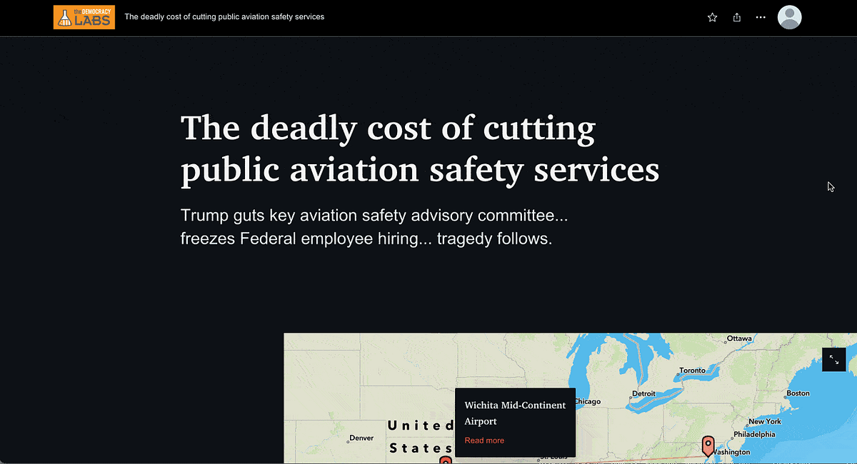 Mapping the deadly cost of cutting public safety: Trump guts aviation ...