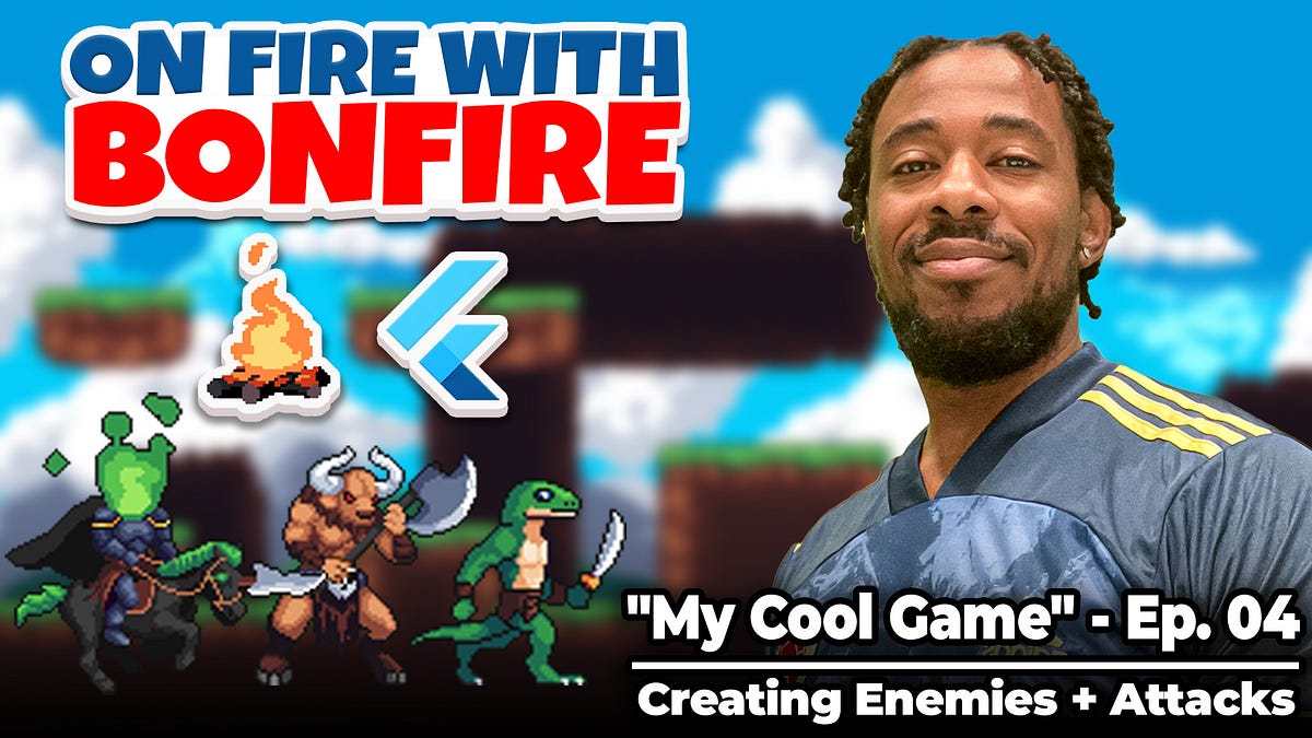Creating an RPG Game with Flutter & Bonfire (Ep. 4) : Building a Combat System via Enemies ...