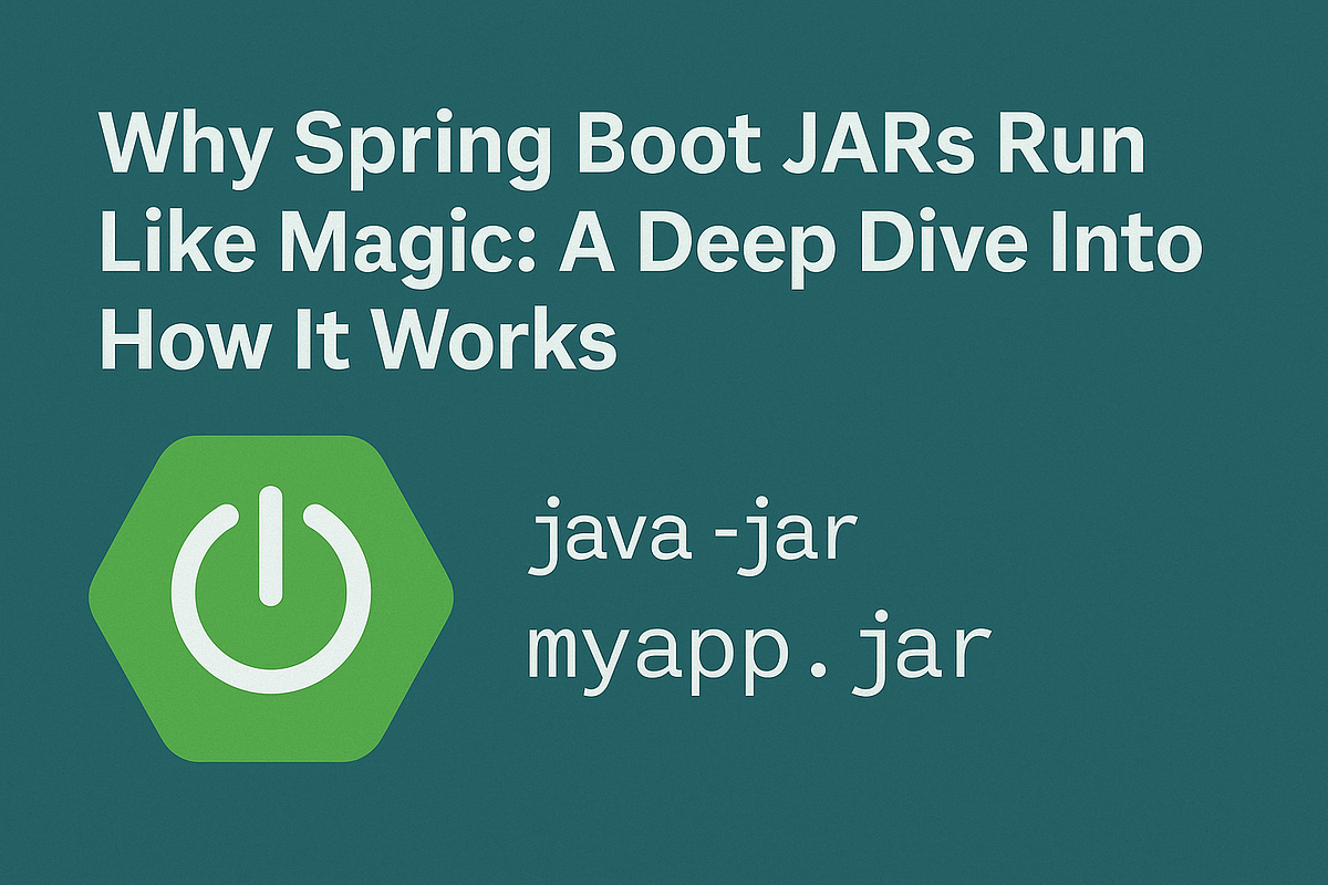 🚀 Why Spring Boot JARs Run Like Magic: A Deep Dive Into How It Works | by Rahul Soni | Level Up ...