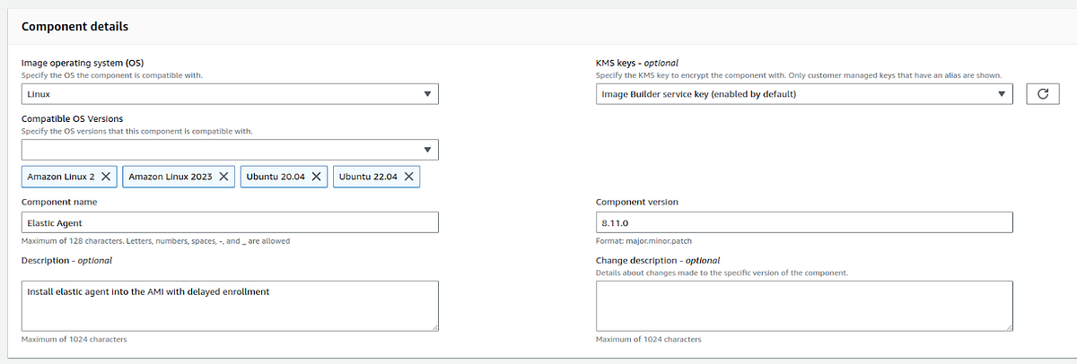 Add Elastic Agent to your AWS AMI’s using EC2 Image Builder | by Stijn Holzhauer | Medium