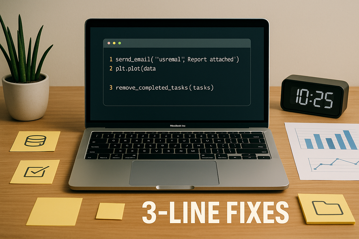 15 Python Nano-Scripts That Automate Actual Business Problems (3-Lines or Less) | by Abdur ...