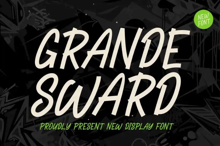 Grande Sward Font | by audrey97 | Aug, 2024 | Medium
